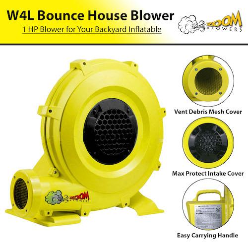 【並行輸入品】Zoom Blowers, Blower Air Pump Fan, W4L, 750 Watt / ブロワー 空気入れ 750ワット プール、バウンスハウス、フロートなどの空気 ...
