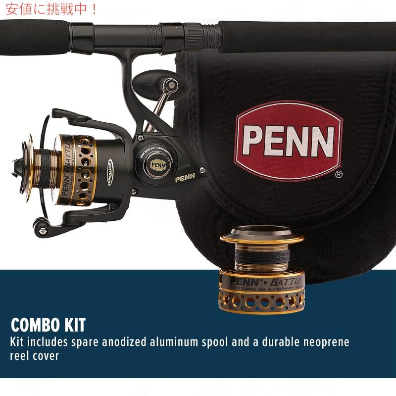 Penn Battle Spinning Reel and Fishing Rod ペン バトルスピニングリール フィッシングロッド 6000 ...