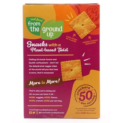 [2箱セット] From the Ground Up Butternut Squash Crackers Parmesan - 4oz ...