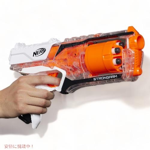 Nerf ナーフ Nストライクシリーズ エリート ストロングアーム 回転バレル ブラスター Nerf N-Strike Elite Strongarm Blaster E5753 ...