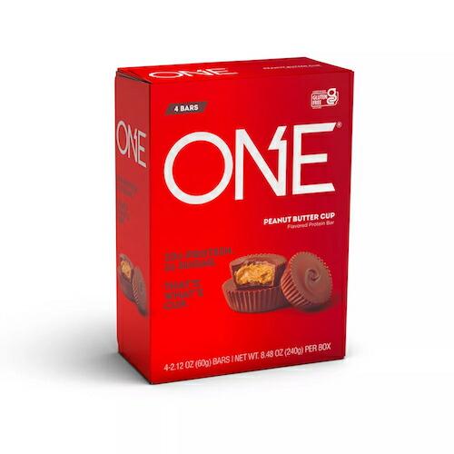 【並行輸入品】ONE Bar Protein Peanut Butter Cup 4ct / ワンバー プロテインバー ピーナッツバターカップ 4個入り : American Kitchen ...