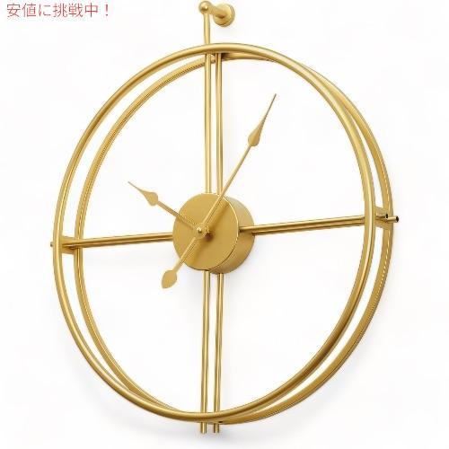 Eruner 掛け時計 24インチ ゴールド 真鍮 壁掛け時計 電池式 静音 Gold Brass Wall Clock 24 Inch Clocks : American Kitchen ...