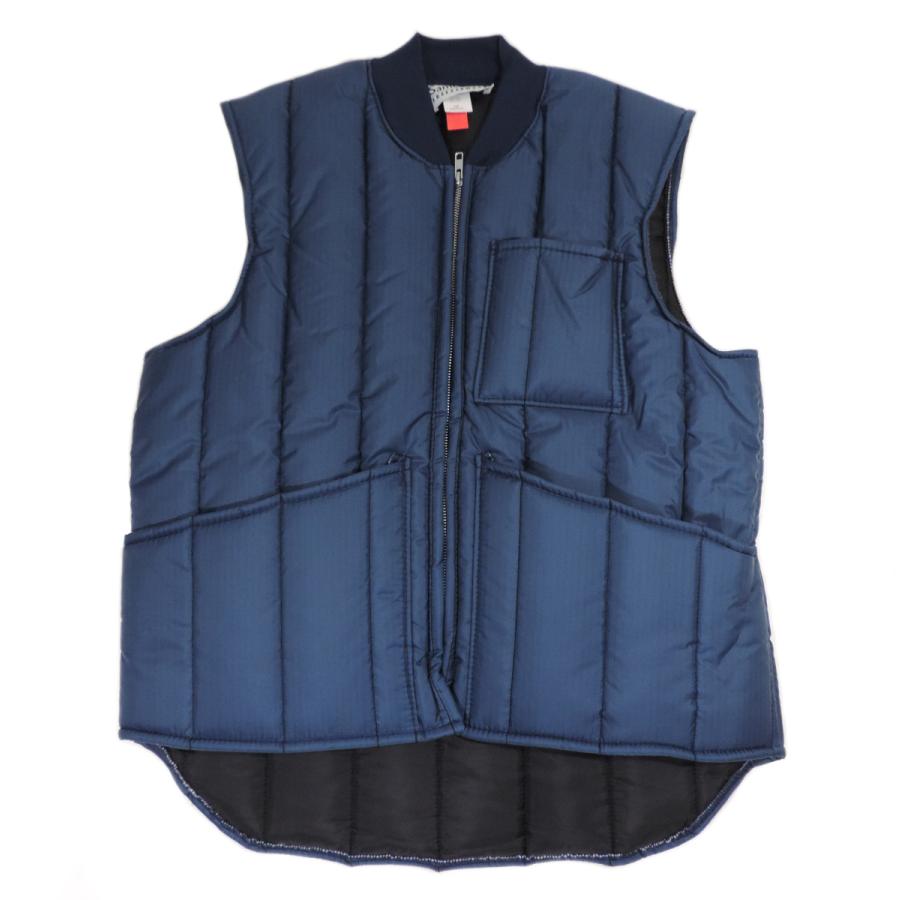 サムコ メンズ フリーザーウェア 199 ライトウェイト 中綿ベスト ネイビー キルティングベスト アウター SAMCO ...