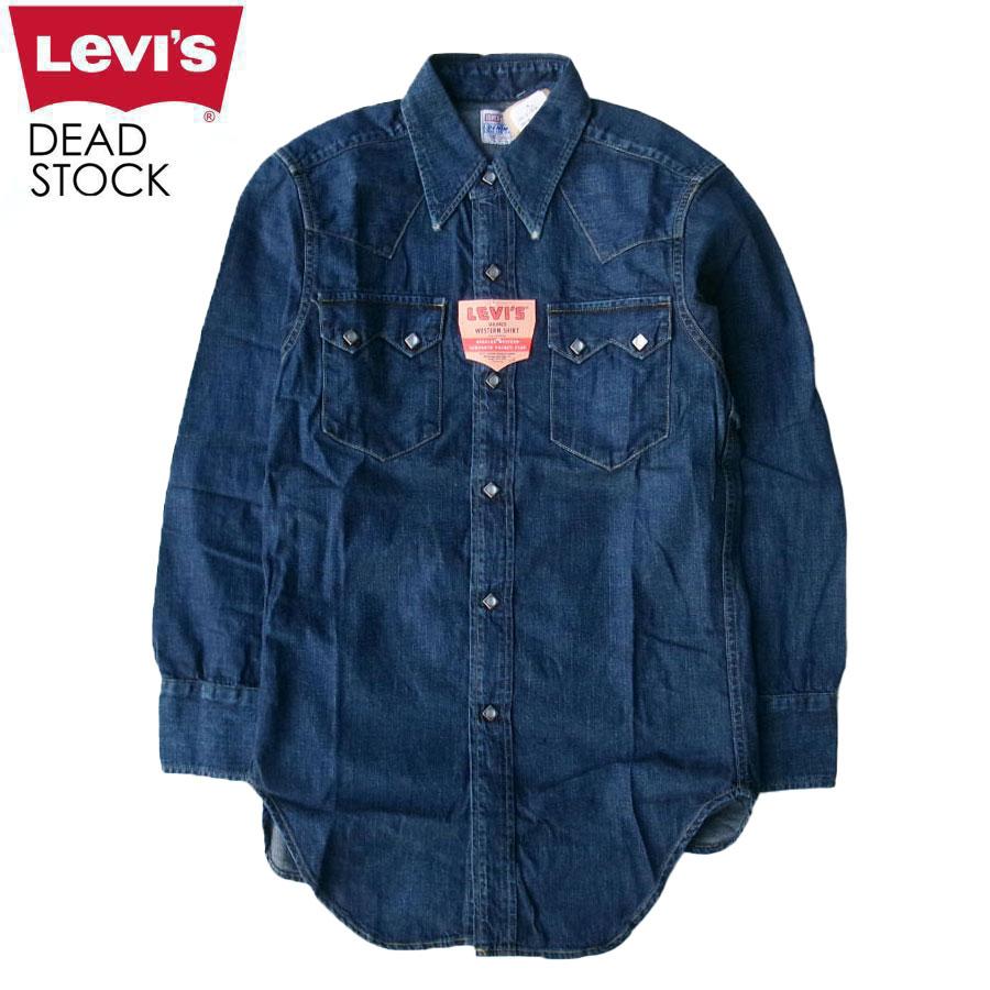 Levi's DEAD STOCK LEVI'S WESTERN DENIME SHIRTS BLUE Levi's DEAD STOCK LEVI'S WESTERN DENIME SHIRTS BLUE