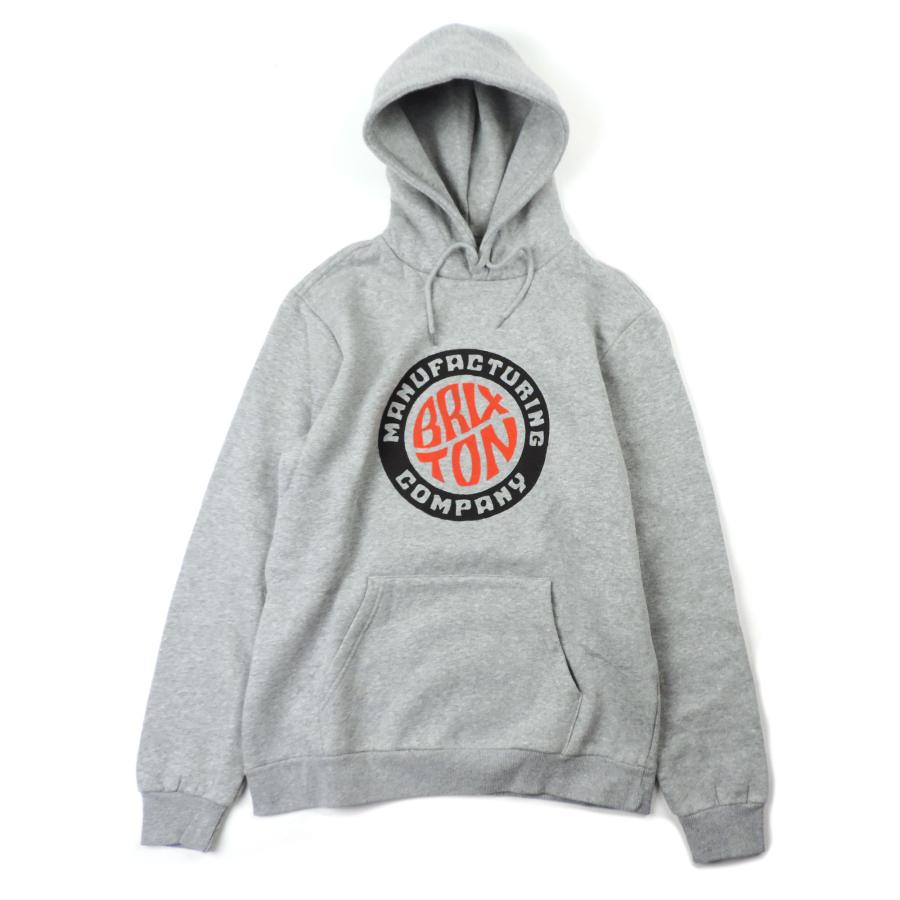 BRIXTON ブリクストン プルオーバー フーディー パーカー スエット ヘザーグレー メンズ レディース スケート TAB HOOD ...