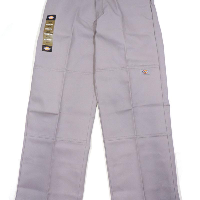 ディッキーズ 85283 ダブルニー ワークパンツ ルーズフィット シルバー メンズ レディース DICKIES 85283 DOUBLE KNEE WORK PANTS LOOSE FIT ...