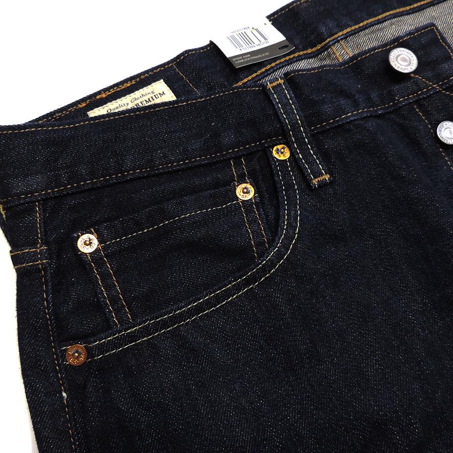 Levi's リーバイス プレミアム 501 ジーンズ ダークインディゴ デニムパンツ PREMIUM DENIM PANTS CRISPY RINSE 00501-1484 送料無料 ...