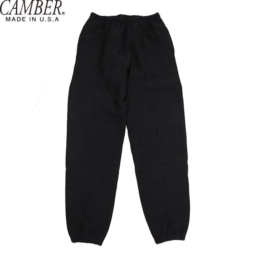 CAMBER（キャンバー） CAMBER CROSS KNIT HEAVY WEIGHT SWEAT PANTS BLACK クロスニット ...
