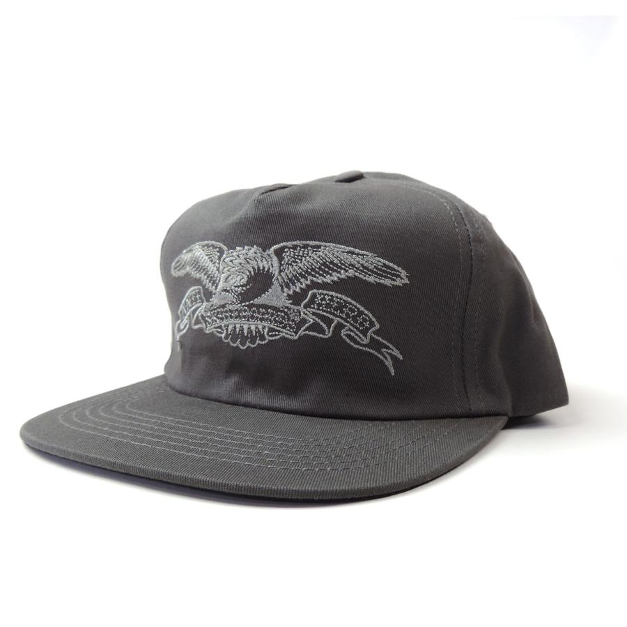 ANTIHERO（アンタイヒーロー） アンチヒーロー スナップバック キャップ チャコール/グレー 帽子 ANTIHERO BASIC EAGLE SNAPBACK CAP CHARCOAL ...