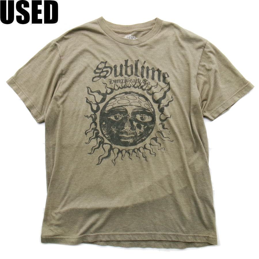 【USED-152】SUBLIME S/S T-SHIRTS OLIVE サブライム バンド Tシャツ 古着 オリーブ : American Rush Store - 通販 - Yahoo ...