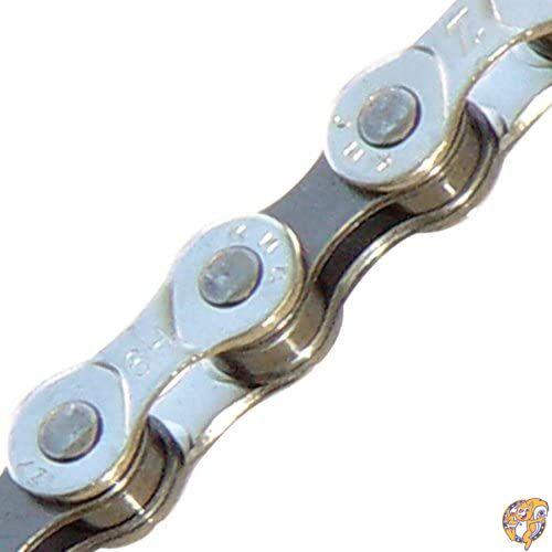KMC Z7 Bicycle Chain (Silver/Gray, 1/2 x 3/32 - Inch, 116 Links) by KMC ...