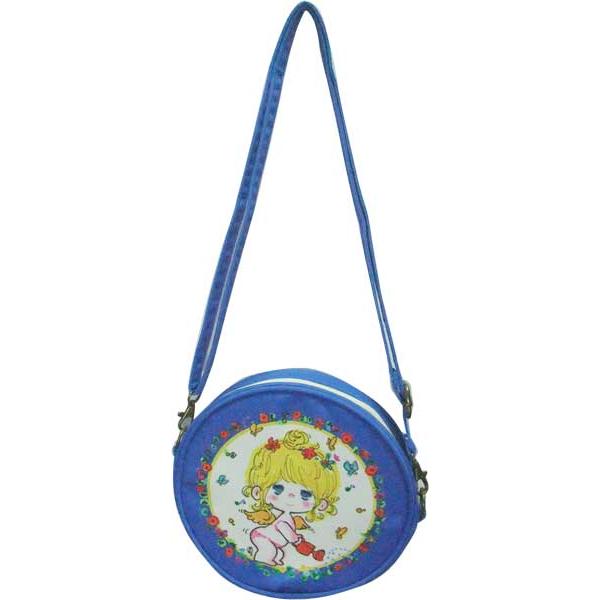 水森亜土 アドちゃん ラウンドポシェット テンシ AD-9105 ブルー : アメリカ屋ヤフー店 - 通販 - Yahoo!ショッピング