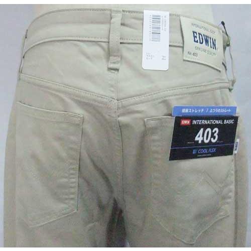 EDWIN エドウィン COOL 403 涼しいジーンズ インターナショナルベーシック E403CA-316、サンドベージュ 30、31インチ : アメリカ屋ヤフー店 - 通販 - Yahoo ...