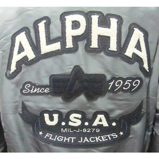 Alpha Industries アルファ インダストリーズ アウター JACKET サガラ刺繍 TA0497-9078 GUNMETAL : アメリカ屋ヤフー店 - 通販 - Yahoo ...