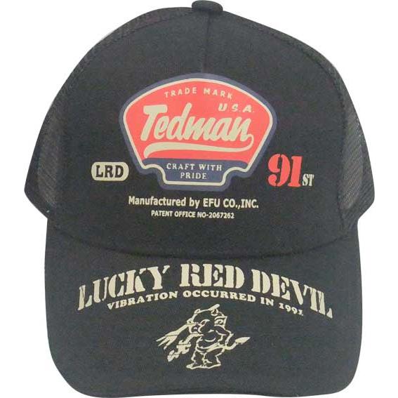 TEDMAN テッドマン CAP メッシュ キャップ TDC-9100 BLK)黒 : アメリカ屋ヤフー店 - 通販 - Yahoo!ショッピング
