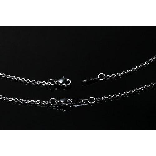 ネックレス ステンレス（sus316）チェーン【2.0mm】【あずき】 :CHAIN-002:AMERI Stone ショッピングYahoo!店 - 通販 - Yahoo!ショッピング