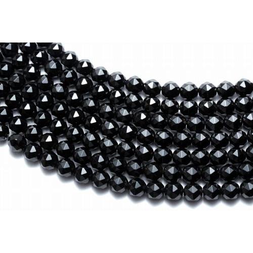 モリオン(黒水晶)カットビーズ 【8mm/40cm(一連)/AAA】魔除け 厄払い お守り パワーストーン : mobmo-1032 : AMERI Stone ショッピングYahoo!店 ...