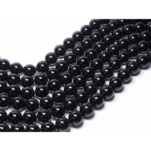 モリオン(黒水晶)ビーズ 【AA】【16mm】 一連(約40cm) MOBMO-2016 : AMERI Stone ショッピングYahoo!店 - 通販 - Yahoo!ショッピング