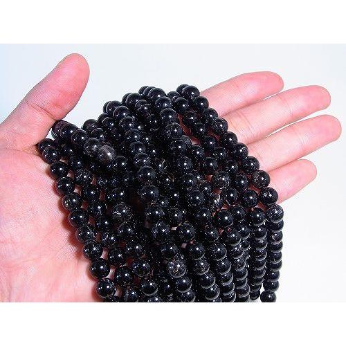 モリオン(黒水晶)ビーズ 【8mm/20cm(半連)/A】魔除け 厄払い お守り パワーストーン : mobmo-3002 : AMERI Stone ショッピングYahoo!店 - 通販 ...