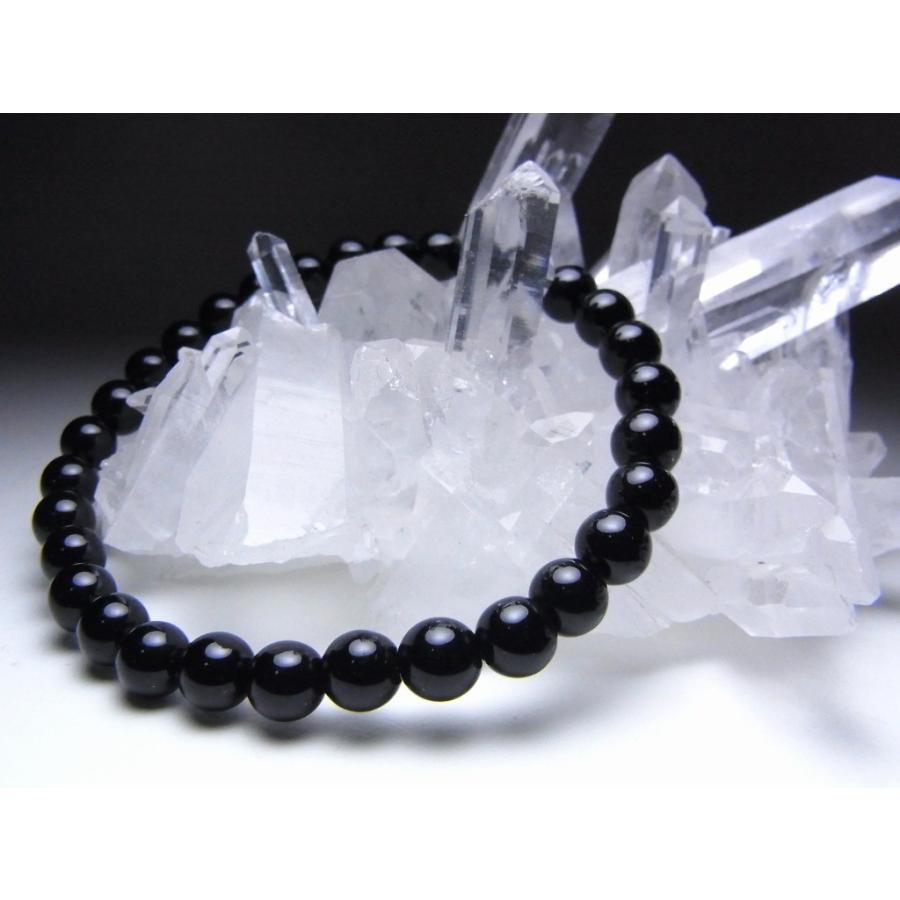 モリオン（黒水晶）ブレスレット【6mm/18cm/AAA】魔除け お守り パワーストーン : mobrc-1014 : AMERI Stone ショッピングYahoo!店 - 通販 ...
