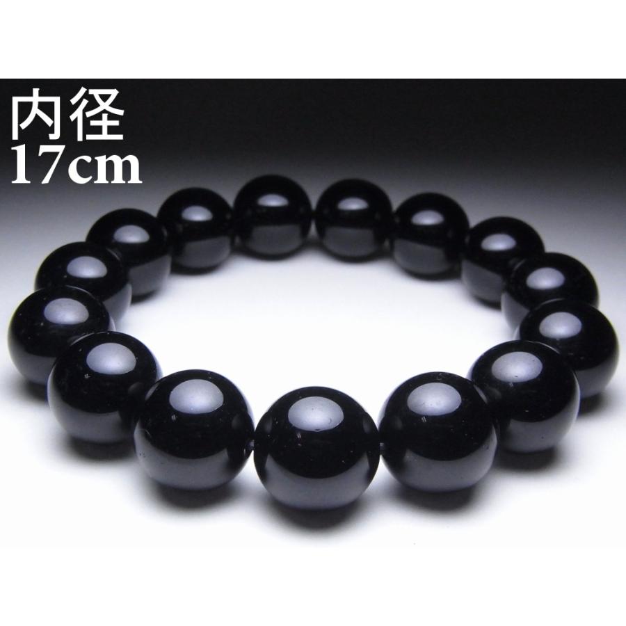 モリオン（黒水晶）ブレスレット【14mm/17cm/AAA】魔除け お守り パワーストーン : mobrc-1053 : AMERI Stone ショッピングYahoo!店 - 通販 ...