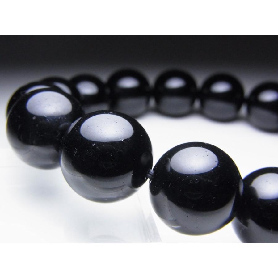モリオン（黒水晶）ブレスレット【14mm/19.5cm/AAA】魔除け お守り パワーストーン : AMERI Stone ショッピングYahoo!店 - 通販 - Yahoo!ショッピング