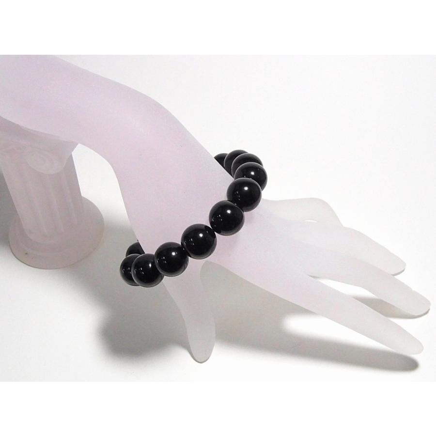 モリオン（黒水晶）ブレスレット【14mm/19.5cm/AAA】魔除け お守り パワーストーン :MOBRC-1055:AMERI Stone ショッピングYahoo!店 - 通販 ...