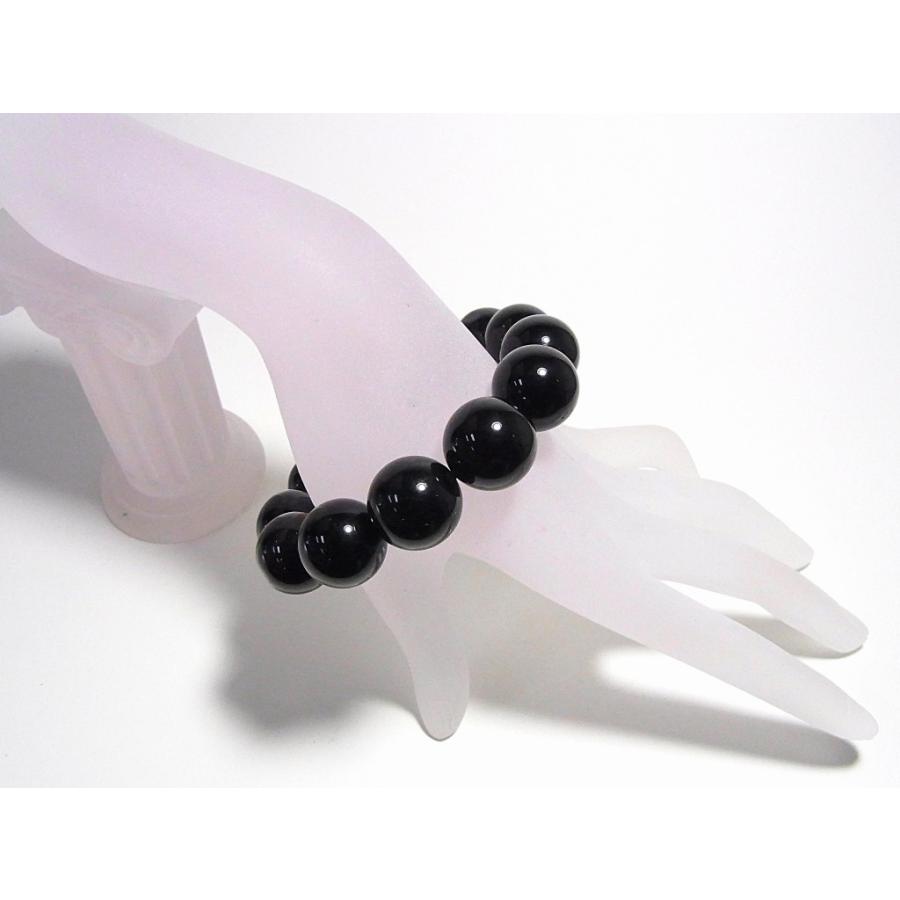 モリオン（黒水晶）ブレスレット【16mm/20cm/AAA】魔除け お守り パワーストーン : AMERI Stone ショッピングYahoo!店 - 通販 - Yahoo!ショッピング