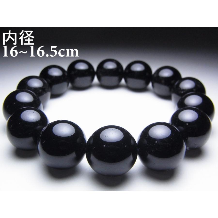 モリオン（黒水晶）ブレスレット【14mm/16~16.5cm/AA】魔除け お守り パワーストーン : AMERI Stone ショッピングYahoo!店 - 通販 - Yahoo!ショッピング