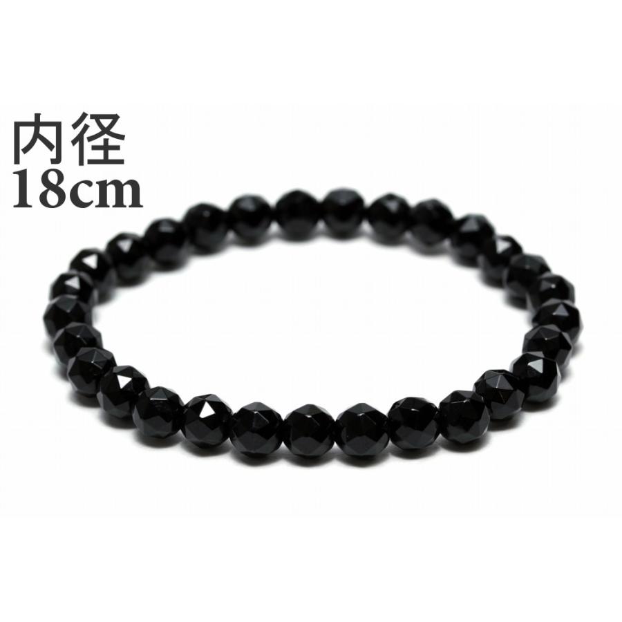 モリオン（黒水晶）ブレスレット【カット6mm/18cm/AAA】魔除け お守り パワーストーン : mobrc-4014 : AMERI Stone ショッピングYahoo!店 - 通販 ...