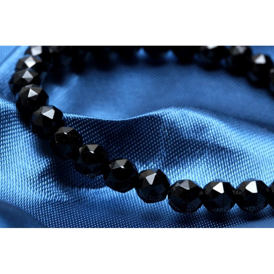 モリオン（黒水晶）ブレスレット【カット6mm/20cm/AAA】魔除け お守り パワーストーン : mobrc-4016 : AMERI Stone ショッピングYahoo!店 - 通販 ...