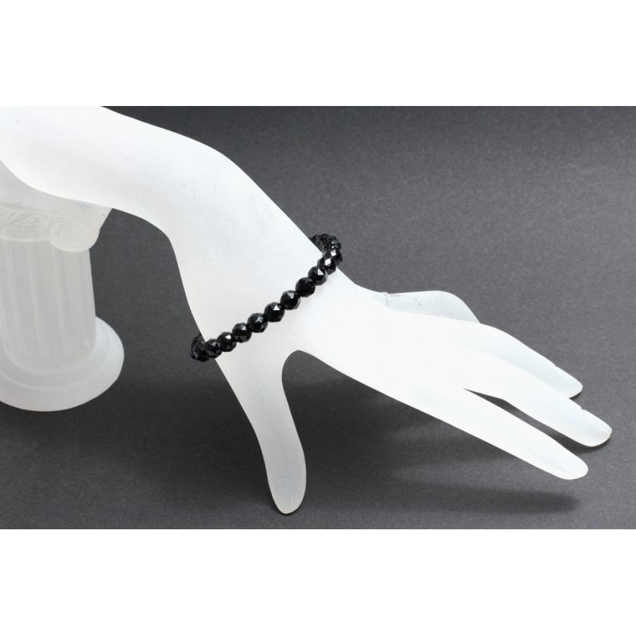 モリオン（黒水晶）ブレスレット【カット6mm/20cm/AAA】魔除け お守り パワーストーン : mobrc-4016 : AMERI Stone ショッピングYahoo!店 - 通販 ...