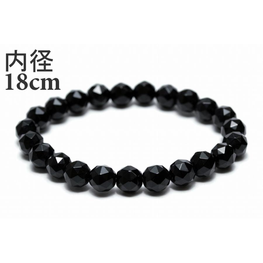 モリオン（黒水晶）ブレスレット【カット8mm/18cm/AAA】魔除け お守り パワーストーン : AMERI Stone ショッピングYahoo!店 - 通販 - Yahoo!ショッピング