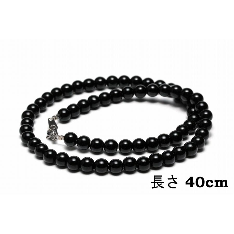 モリオン（黒水晶）ネックレス【6mm/40cm】最高品質AAA 魔除け お守り パワーストーン : AMERI Stone ショッピングYahoo!店 - 通販 - Yahoo!ショッピング