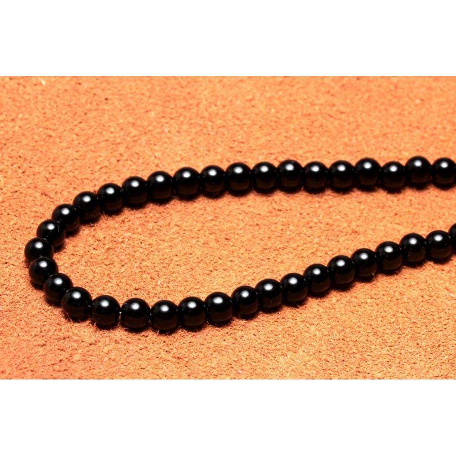 モリオン（黒水晶）ネックレス【6mm/40cm】最高品質AAA 魔除け お守り パワーストーン : AMERI Stone ショッピングYahoo!店 - 通販 - Yahoo!ショッピング