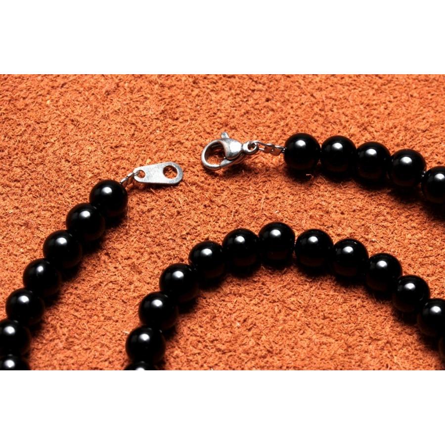 モリオン（黒水晶）ネックレス【6mm/40cm】最高品質AAA 魔除け お守り パワーストーン : AMERI Stone ショッピングYahoo!店 - 通販 - Yahoo!ショッピング