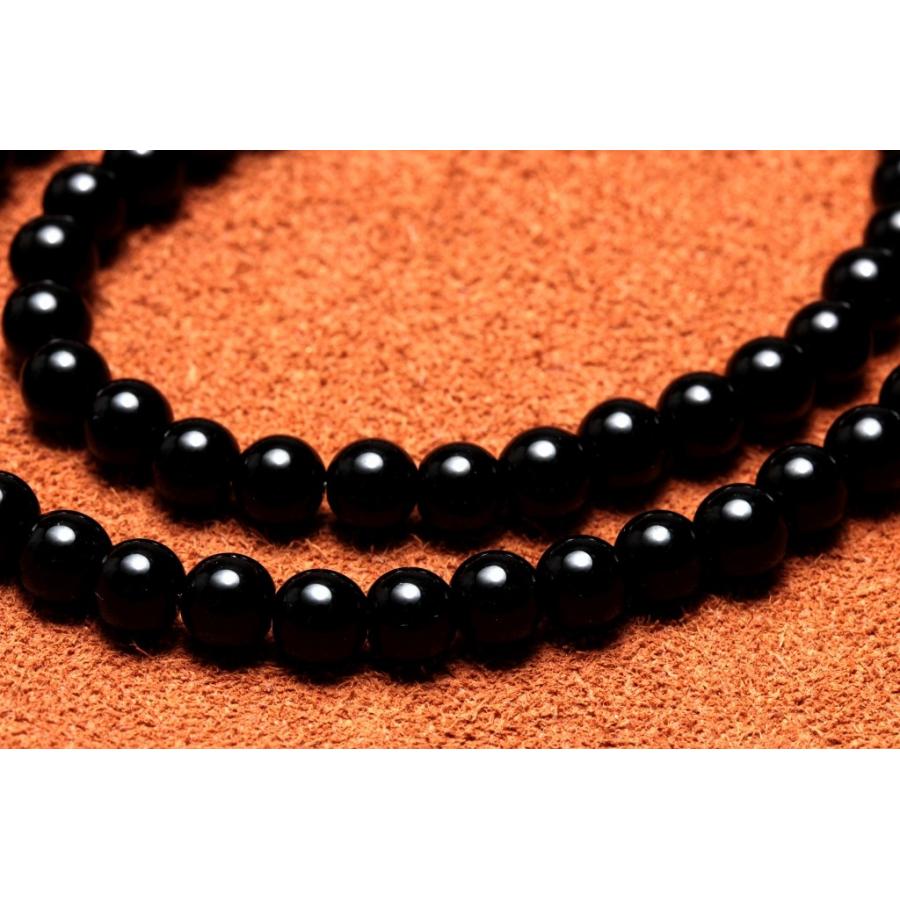 モリオン（黒水晶）ネックレス【6mm/40cm】最高品質AAA 魔除け お守り パワーストーン : AMERI Stone ショッピングYahoo!店 - 通販 - Yahoo!ショッピング