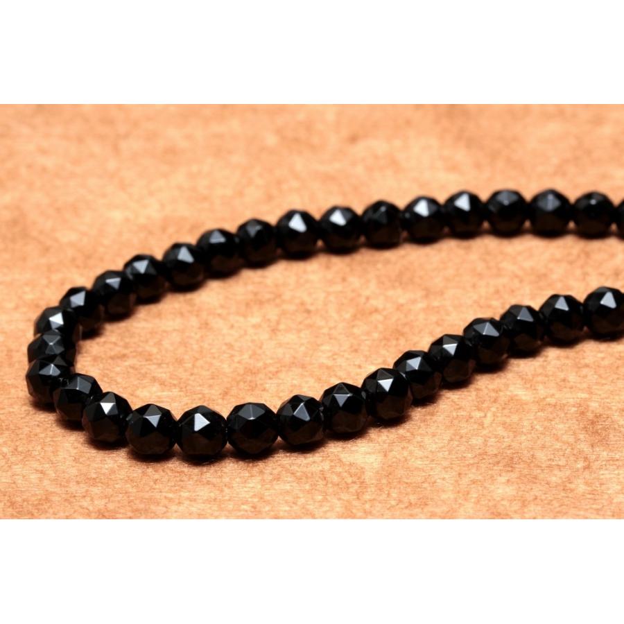 モリオン（黒水晶）ネックレス【32面カット6mm/45cm】最高品質AAA 魔除け お守り パワーストーン : AMERI Stone ショッピングYahoo!店 - 通販 - Yahoo ...