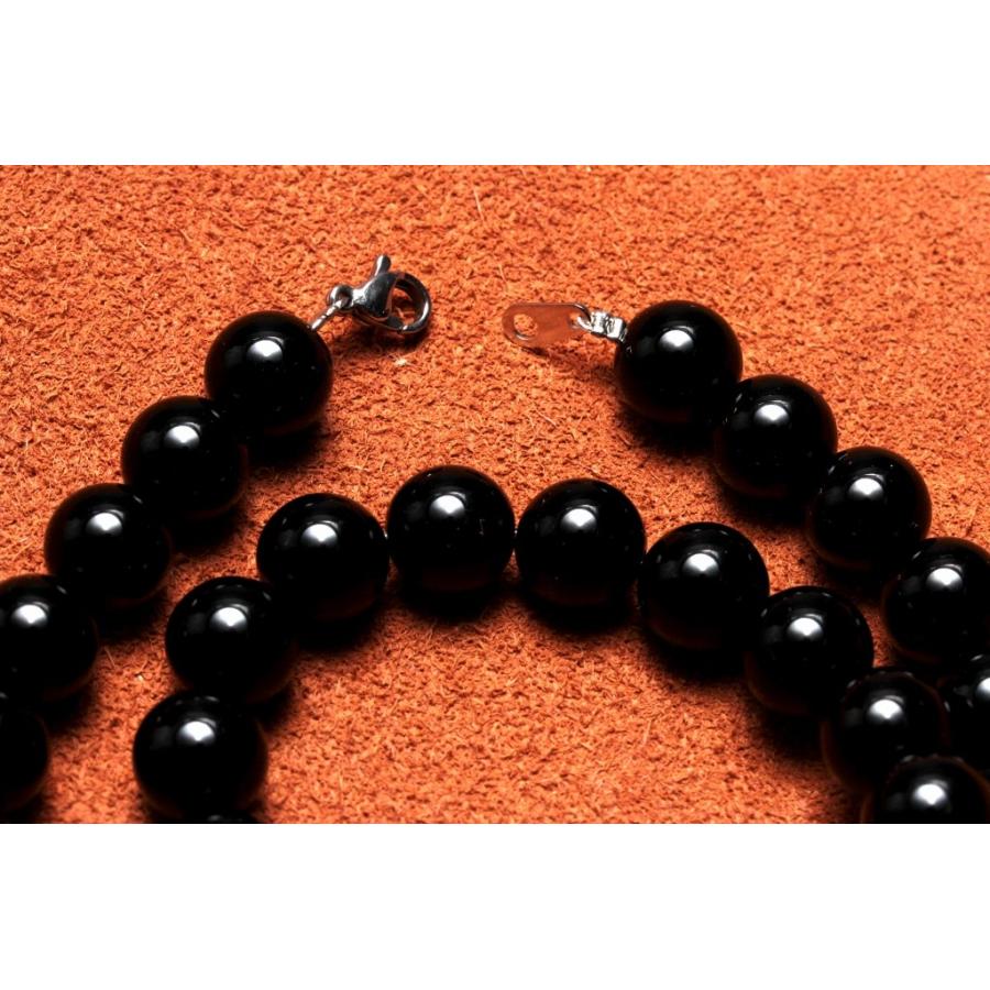 モリオン（黒水晶）ネックレス【10mm/50cm】最高品質AAA 魔除け お守り パワーストーン : AMERI Stone ショッピングYahoo!店 - 通販 - Yahoo!ショッピング