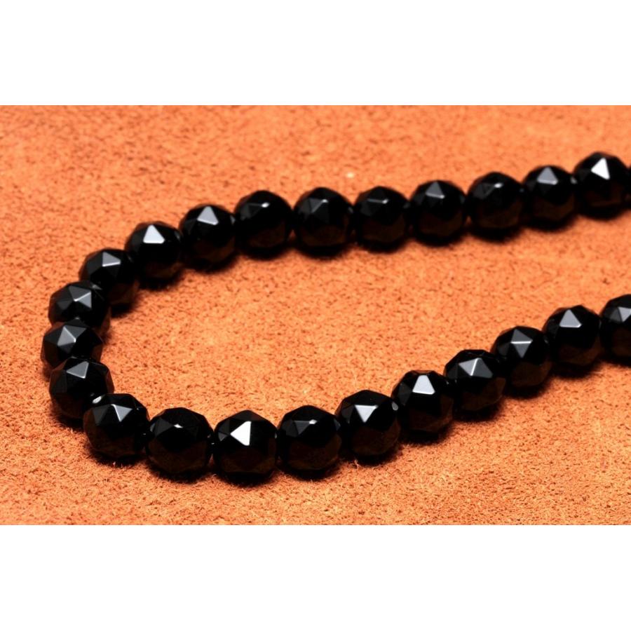 モリオン（黒水晶）ネックレス【32面カット10mm/50cm】最高品質AAA 魔除け お守り パワーストーン : AMERI Stone ショッピングYahoo!店 - 通販 - Yahoo ...
