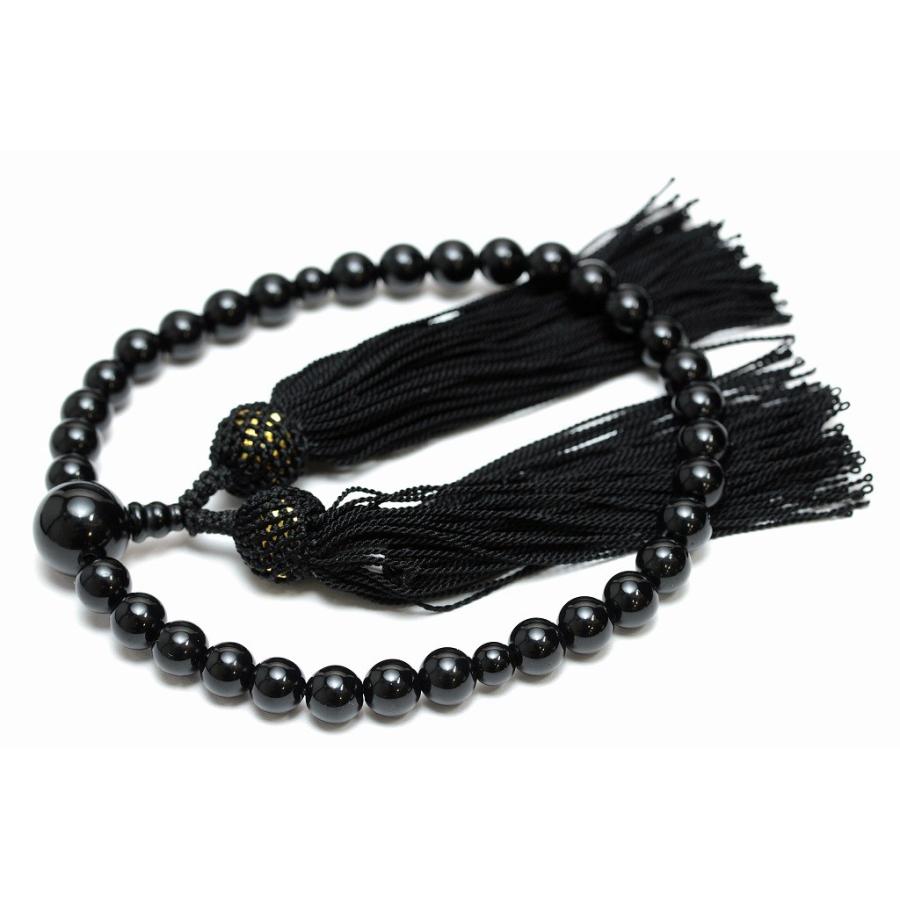 モリオン（黒水晶）念珠【8mm】数珠 法事 葬儀 略式 :MONJU-001:AMERI Stone ショッピングYahoo!店 - 通販 - Yahoo!ショッピング