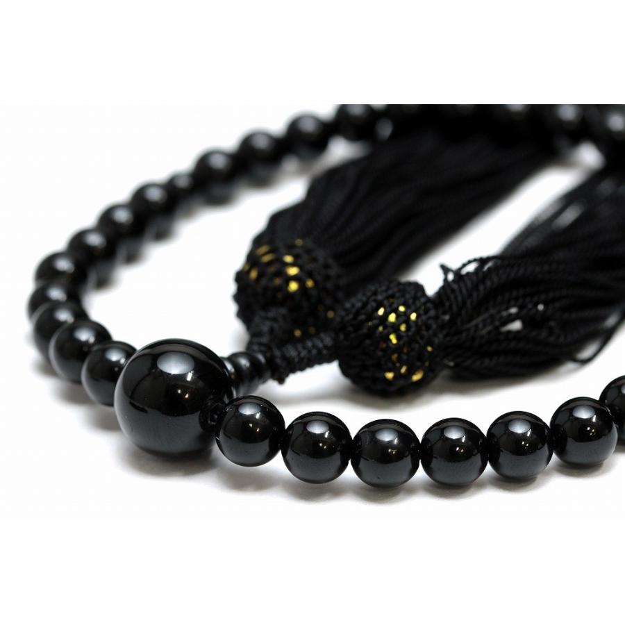 モリオン（黒水晶）念珠【8mm】数珠 法事 葬儀 略式 :MONJU-001:AMERI Stone ショッピングYahoo!店 - 通販 - Yahoo!ショッピング
