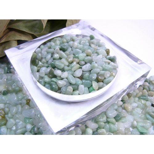 翡翠(ジェイド)さざれ (5〜9mm) 100g SAZJDE-001 : AMERI Stone ショッピングYahoo!店 - 通販 - Yahoo!ショッピング