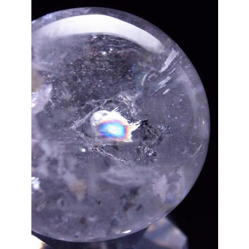 水入り水晶丸玉 WICSI-028 :WICSI-028:AMERI Stone ショッピングYahoo!店 - 通販 - Yahoo!ショッピング