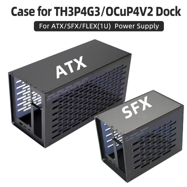 TH3P4G3 Thunderbolt 対応 GPU ドックおよび OCuP4V2 ドック用ケース ATX SFX FlEX (1U) 電源用 ...
