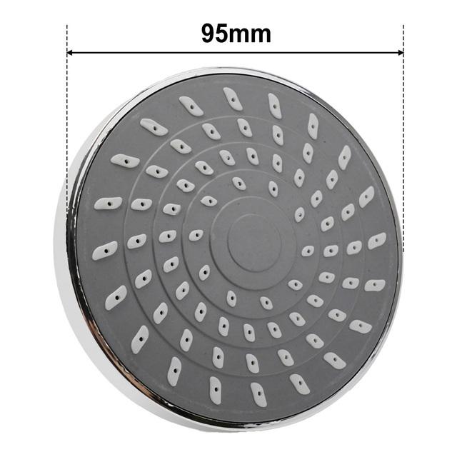 調節可能なレインシャワーヘッド噴霧器,ABSプラスチック,高圧,壁掛け,クロム,バスルームフィクスチャアクセサリー : amethyst ...