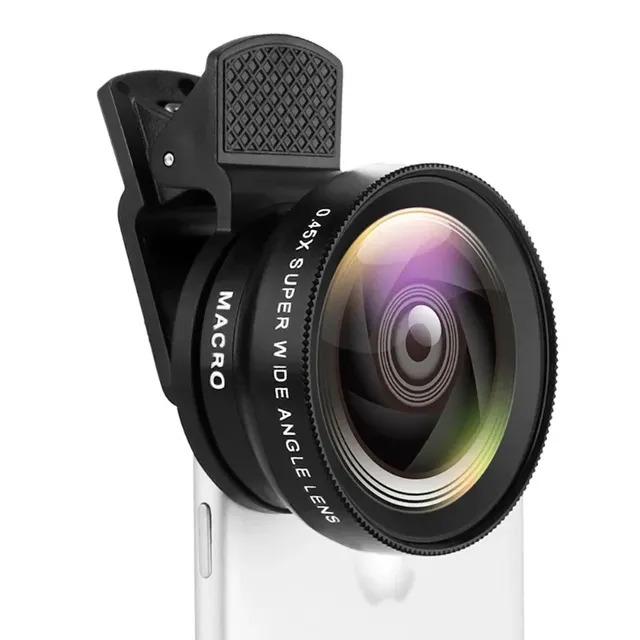 Two-In-One Functions Mobile Phone Lens 0.45X Wide Angle Len & 12.5X Macro H : amethyst Yahoo!店 ...