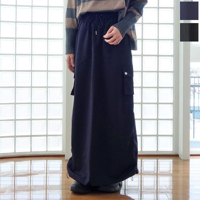 SALE [30%OFF] anana (アナナ) サイド ドロスト カーゴ スカート ウエストゴム ロング バックスリット ストレッチ a82-040 返品不可 : INEYA-ZUSHI ...
