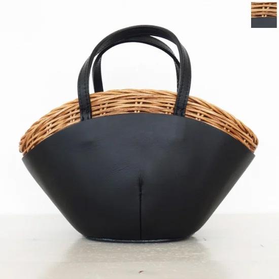The Bagmati (ザバグマティ) かごバッグ レザー ウィッカー 2WAY