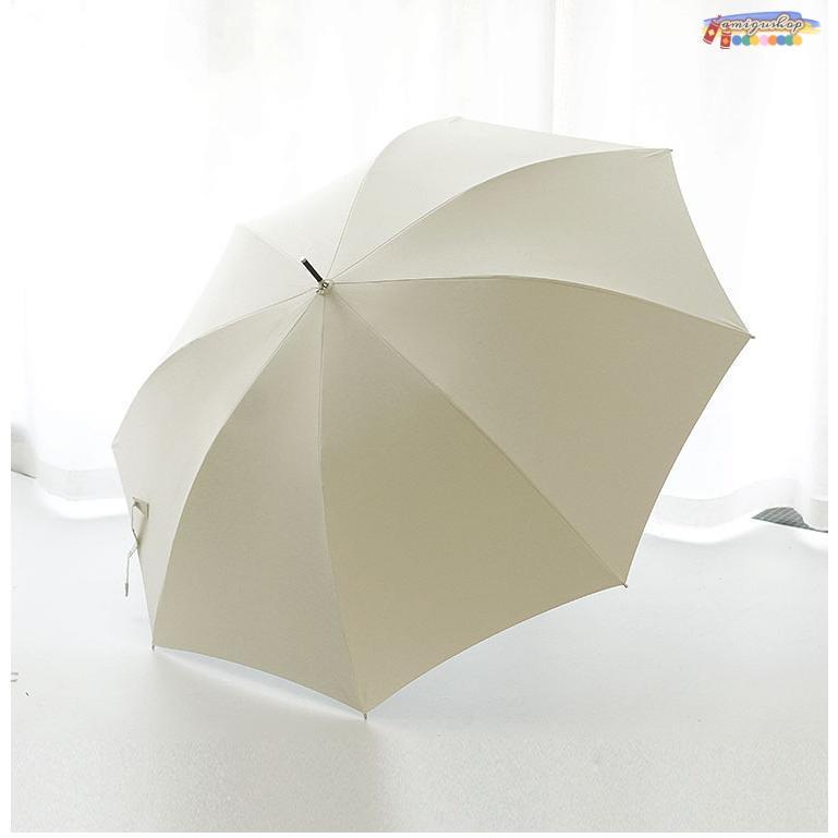 長傘 レディース/メンズ おしゃれ 長傘 晴雨兼用傘 日傘 雨傘 ワンタッチ 大きめ103cm 梅雨対策 無地 耐風長傘 完全遮光 撥水加工 頑丈な8本骨傘 UVカット :dd20240518 ...